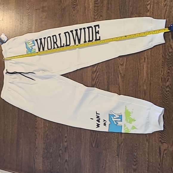 MTV | Pants & Jumpsuits | Mtv Worldwide I Want My Mtv Large White Blue ...